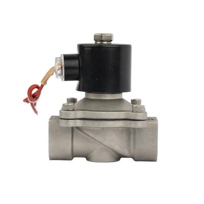 Cina 1/4 pollice NPT in acciaio inossidabile Valvola solenoide elettrica a foratura completa per richiesta personalizzata in vendita