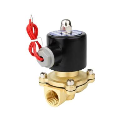 Cina Valvola elettromagnetica in ottone a foratura completa 2W normalmente chiusa per applicazioni industriali in vendita