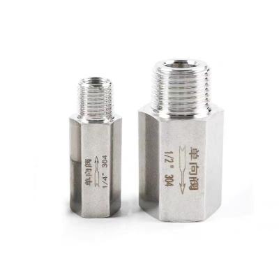 Cina Personalizzazione Air Spring caricato 1/4 pollice a filo CF8 One Way Non Return Check Valve in vendita
