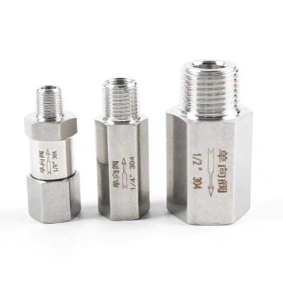 China CF8/CF8m One Way Pneumatic Check Valve Non Return Valve with Full Bore Structure for sale