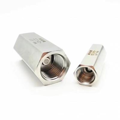 Cina SS304 Valvola d'acqua a senso unico senza ritorno con connessione a filo e modalità di guida manuale in vendita