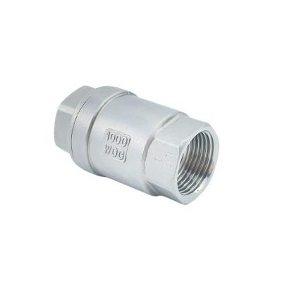 Cina Valvola di controllo a molla verticale CF8M in acciaio inossidabile 304 316 con filo NPT/BSPP/BSPT in vendita