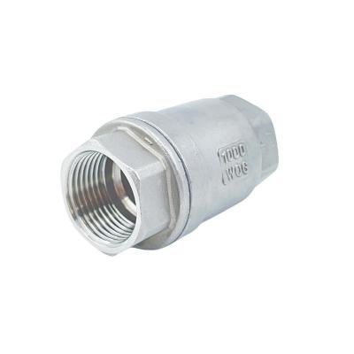 Cina Valvola di controllo a molla verticale CF8M in acciaio inossidabile 304 316 con filo NPT/BSPP/BSPT in vendita