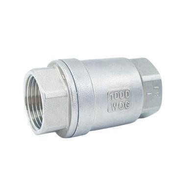 Cina Valvola di controllo a molla verticale CF8M in acciaio inossidabile 304 316 con filo NPT/BSPP/BSPT in vendita