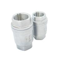 China Check Valve Customization Stainless Steel Spring Vertical Non Return Customized Request for sale