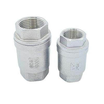 Cina 304/316 Valvola di controllo verticale a molla in acciaio inossidabile con filo NPT/BSPP/BSPT Pn1.6MPa in vendita