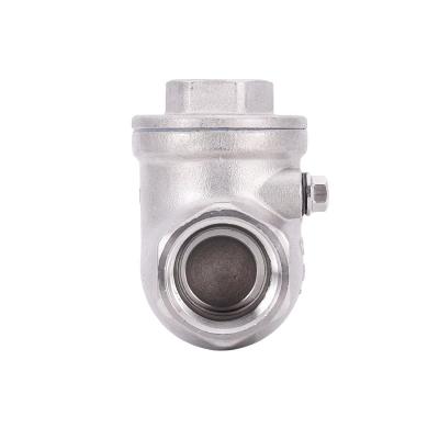 China Thread Connection Swing Check Valve for Fuel Line at EXW Term and 316L Pn16 16bar for sale