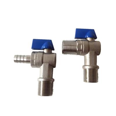 China 304 Cold Water Heater Manual Angle Valve with DN15 Water Media and Screw Nozzle for sale