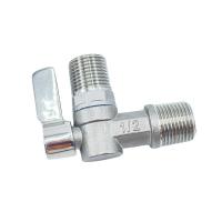 China Customization Outlet Stainless Steel Angle Valve with Handle Customizable Request for sale