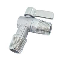 China Customization Outlet Stainless Steel Angle Valve with Handle Customizable Request for sale