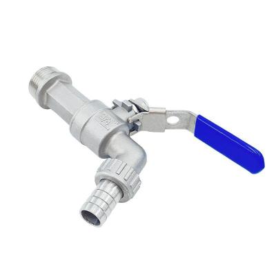 Cina Outlet Bibcock 304 Valvo del rubinetto in acciaio inossidabile ISO9001 campioni standard US 5.0/piece in vendita