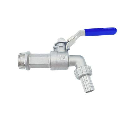 Cina Outlet Bibcock 304 Valvo del rubinetto in acciaio inossidabile ISO9001 campioni standard US 5.0/piece in vendita