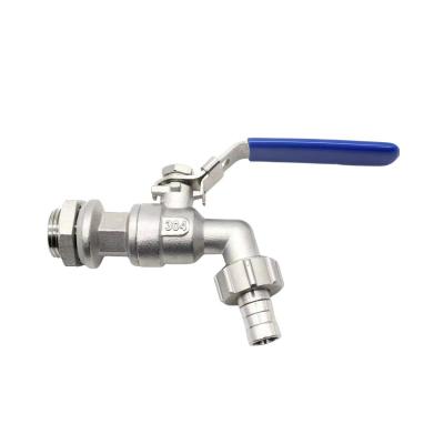 Cina Temperatura C Silicone O-Ring CF8 BSPT Thread Nozzle Acqua Bibcock Tap per le prestazioni in vendita