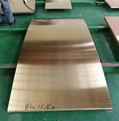 Cina Foglio di rame puro H62 H65 0,3 mm Foglio di ottone da 0,5 mm per cavo in vendita