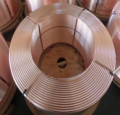 Cina Tubo di rame C11000 0,8 mm C12200 a spirale da 5/8 3/8 di rame in vendita