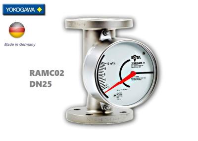 China YOKOGAWA RAMC Metal Short-stroke ROTAMETER  RAMC02-A1SS-62 A2-T-90-NNN size DN25 (1