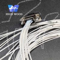 China J30J Series Micro-D Rectangular Connector 9 Pin 1000mm Cable Length High Density for sale