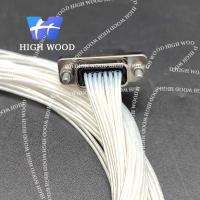 China J30J Series Micro-D Rectangular Connector 15 Pin 1000mm Cable Length for sale