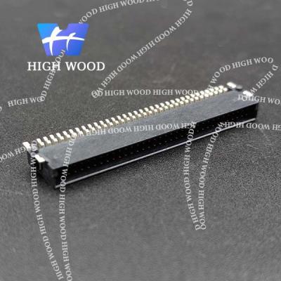 Cina HW-M55-7106842R 1.27mm (0.05") Pitch PCB Horizontal SMT Connector in vendita