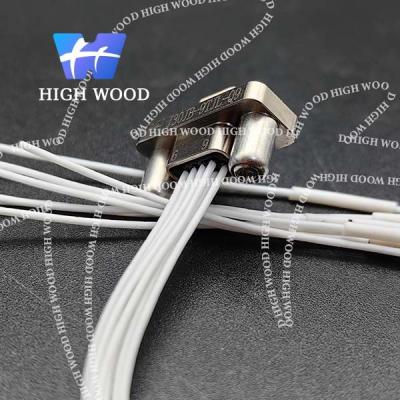 China J30JB SERIES glass sintered gas sealed rectangular electrical connector, J30JB-9TJL-Q9 for sale