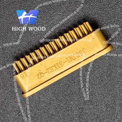 Cina J30J SERIES Glass Sintered Gas Sealed Rectangular Electrical Connector, J30JM1-31KH2-Q2 in vendita