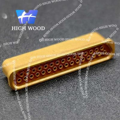 Cina J30J SERIES Glass Sintered Gas Sealed Rectangular Electrical Connector , J30JM1-31ZKH2-Q1 in vendita