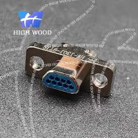 China J30J Series Micro-D Rectangular Connector 9-Pin Twist Pin 1.27mm Pitch GJB2446A for sale