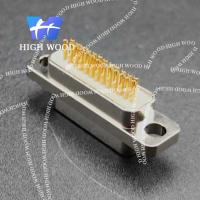 China J30J Series Micro-D Rectangular Connector 25 Pin 1.27mm Pitch High Density for sale