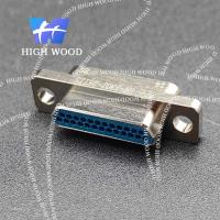 China J30J Series Micro-D Rectangular Connector 25 Pin 1.27mm Pitch High Density for sale