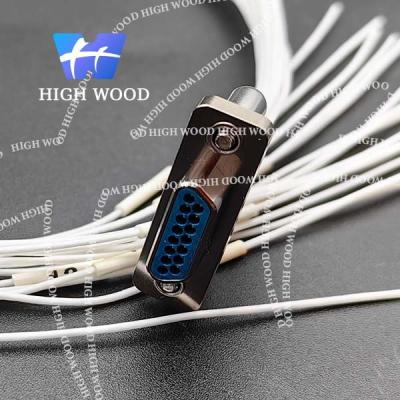China J30J SERIES MICRO-D Rectangular Connectors, HW-J30J-15TJL Length 300mm for sale