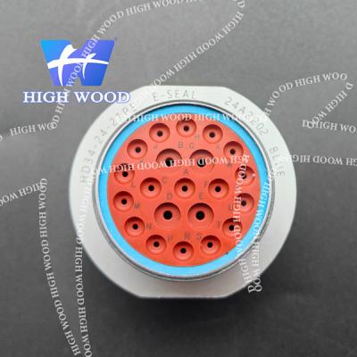 China RECEPTACLE CONNECTOR SHELL SIZE 24 BAYONET COUPLING HD30 SERIES，HD34-24-21PE. for sale