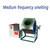 China Intermediate frequency melting furnace HTM-160KW Smelting copper Gold for sale