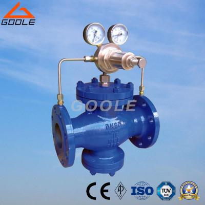 China YK43F/H Type China steel / stainless steel Pilot  piston gas/air pressure reducing valve for sale