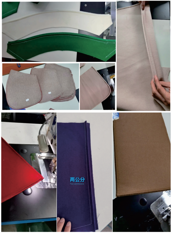 DRESSED SANTO Double Faced Wool Fabric Ironing Machine