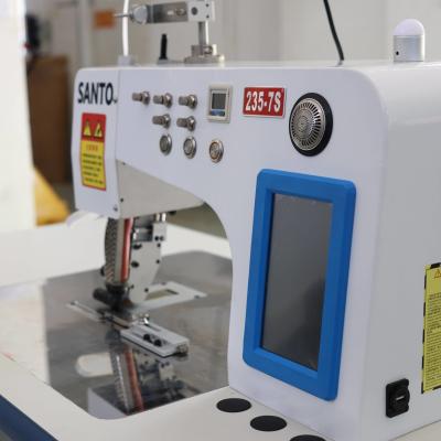 China Máquina de planchar libre de vapor con motor de servo con calefacción direccional para presionar las tiras de recubrimiento en venta