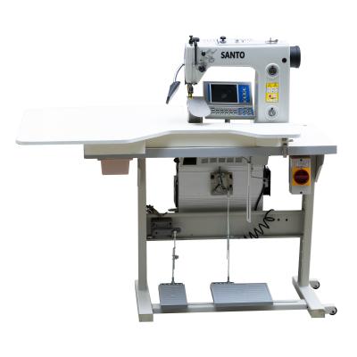 China Flatbed Industrial Sewing Machine 750W Sleeve Setting Machine With 8mm Presser Foot Lift for sale