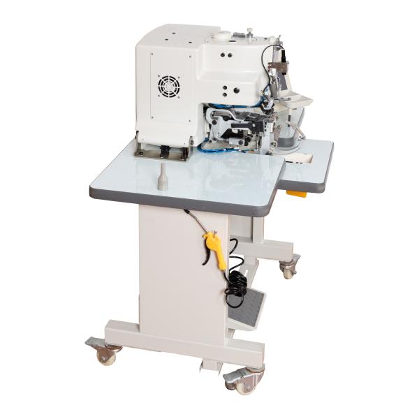Quality 1500sti/Min Speed Automatic Button Sewing Machine For 8-25mm Snap Fasteners for sale