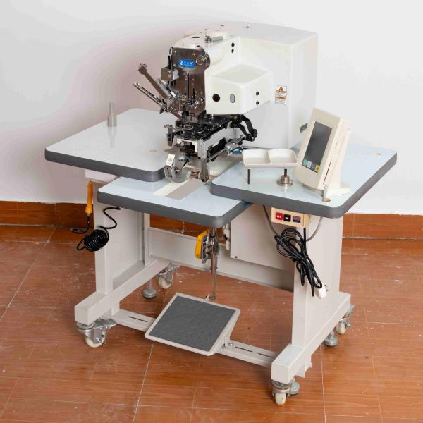 Quality 1500sti/Min Speed Automatic Button Sewing Machine For 8-25mm Snap Fasteners for sale
