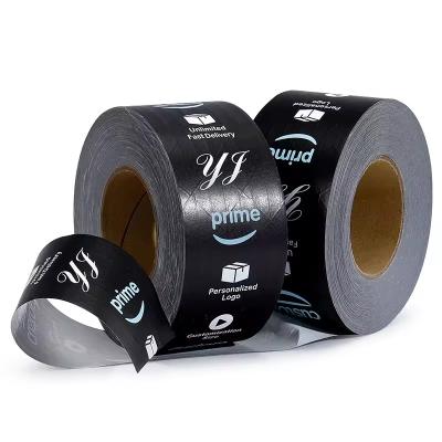 China Heavy Duty Water Activated Kraft Tape 50 Lbs Tensile Strength Customized Logo Printing Service for sale