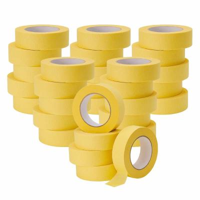 中国 Strong Rubber Glue Decorative Crepe 50mm Beige General Purpose Masking Paper Tape 販売のため