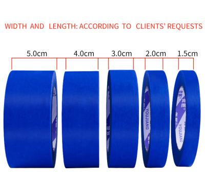 China High Performance 2090 Crepe Paper Blue Masking Tape Painter′s Tape for sale