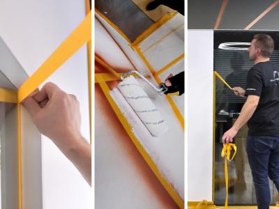 Cina Nastro giallo per pittori Nastro adesivo per carta anti-UV Nastro adesivo per pittori in vendita