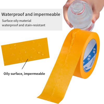 Cina Nastro giallo per pittori Nastro adesivo per carta anti-UV Nastro adesivo per pittori in vendita
