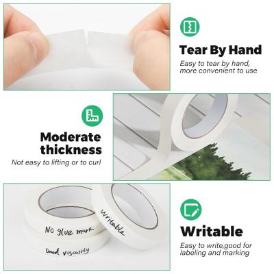 China White Decorative Car Spray Paint Masking Tape Art Writable Masking Tape for sale