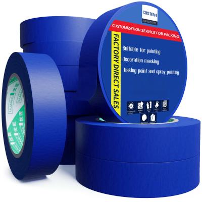 Resistência a altas temperaturas à medida Tela de mascaramento azul Refinar pintura
