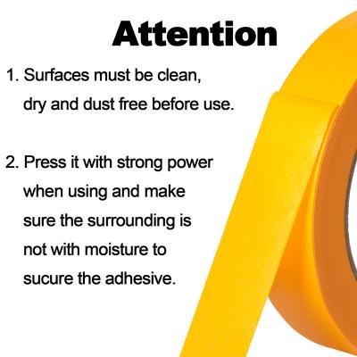 China Tela de mascaramento de alta adesão para pintura 48 mm x 50 m resistente ao calor à venda