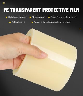 Cina Pellicola protettiva adesiva in plastica personalizzata temporanea per superfici anti-graffio per lastre acriliche in vendita
