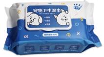 중국 야외 동물 애완동물 용품 강아지 고양이 발을 위한 글리세린 물티슈 판매용