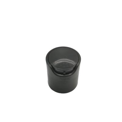 China 28/410 Black Flip Top Press Cap 20mm 24mm Metal Plastic Disc Top Hand Lotion Cream Bottles 18mm Iron Material Water Bottle Caps for sale