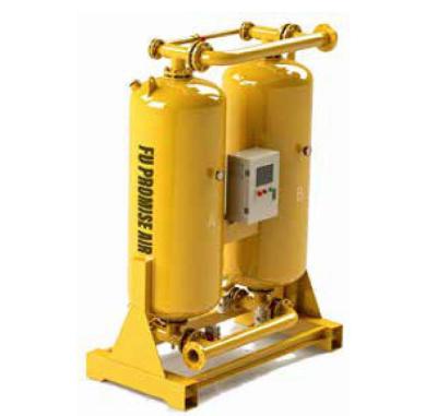 China Continuous Drying Adsorption Air Dryer Heatless Regeneration Deep Dew Point -20 To -70°C for sale